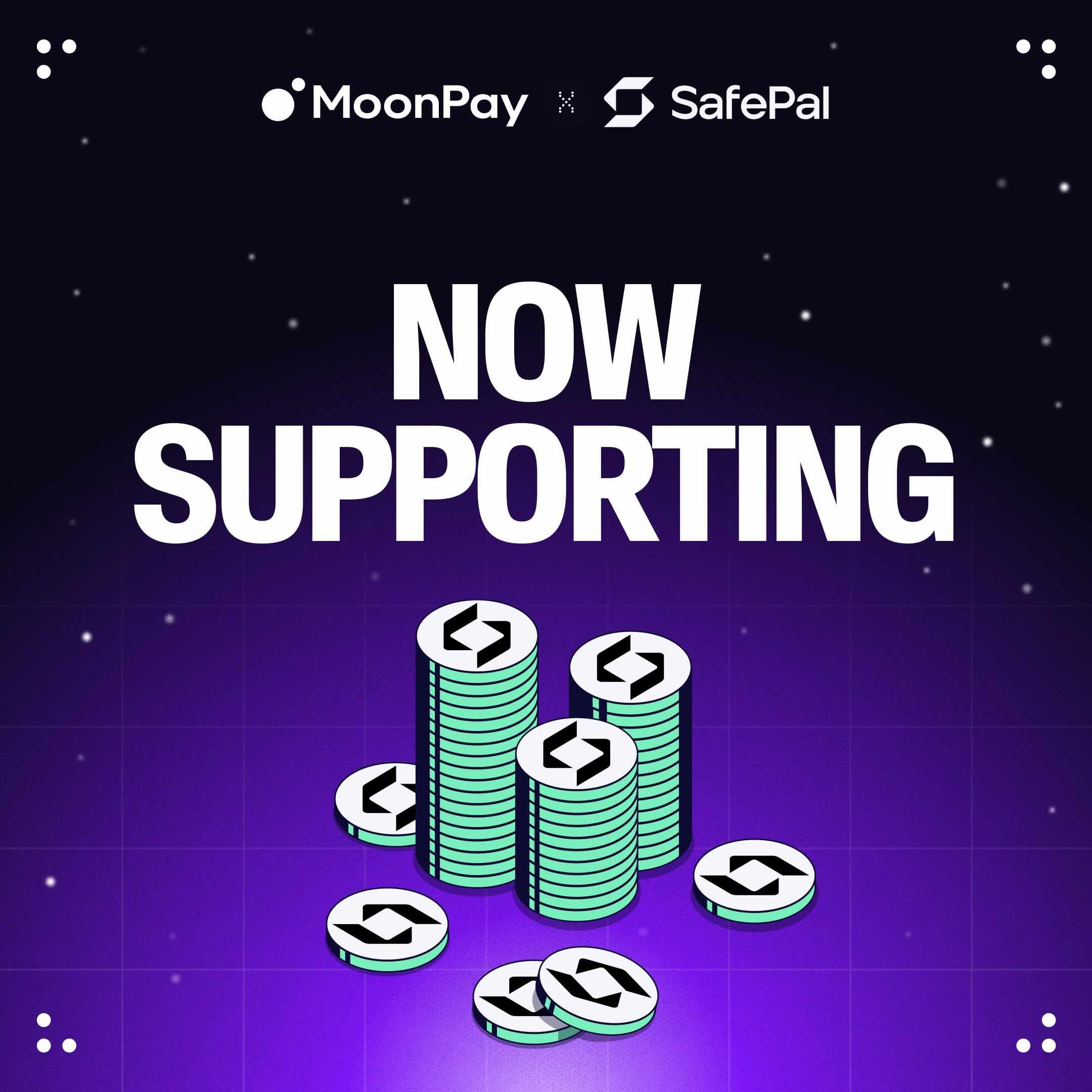 MoonPay adds support for SafePal Token - MoonPay
