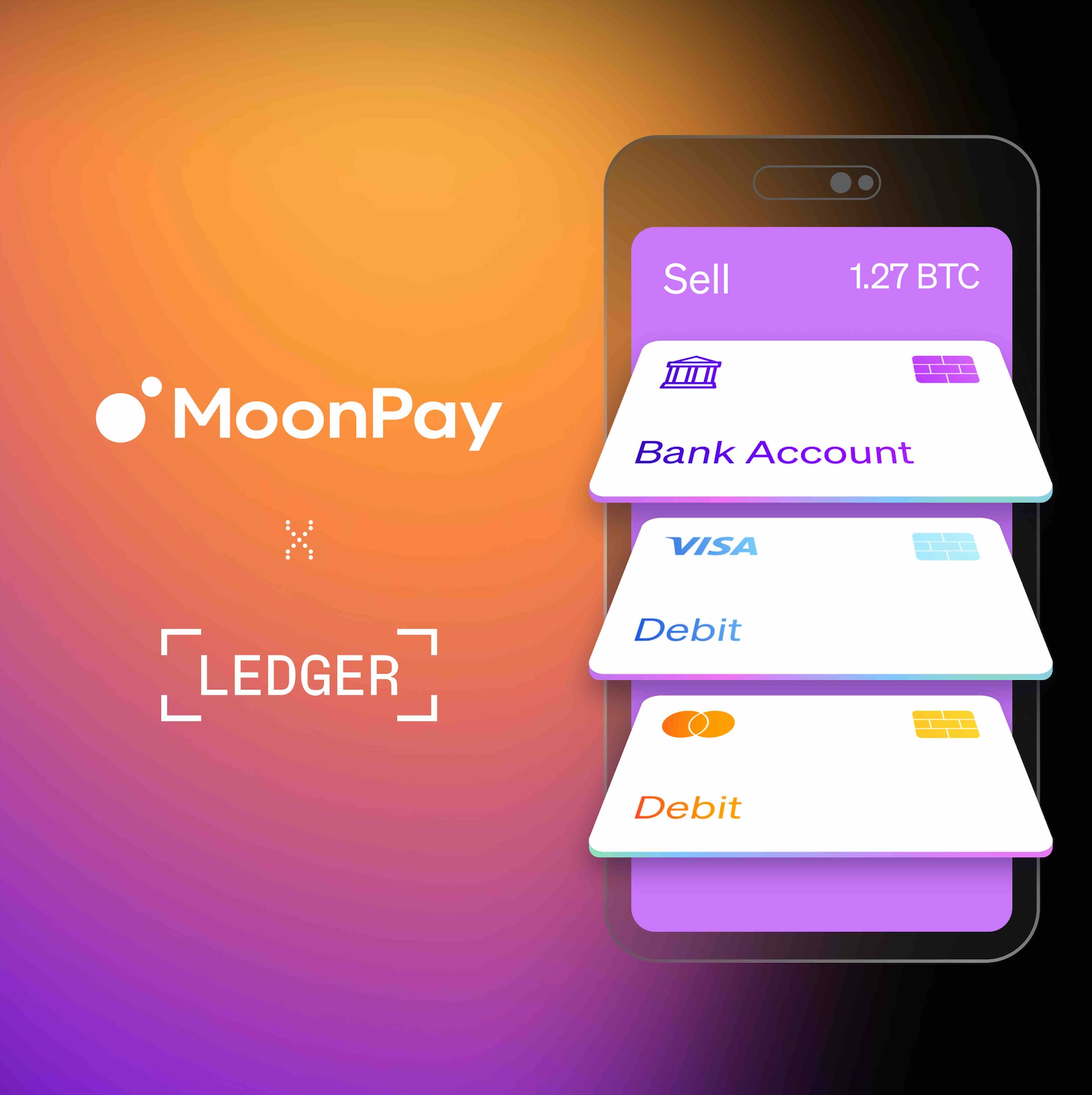 Ledger integrates MoonPay Sell - MoonPay