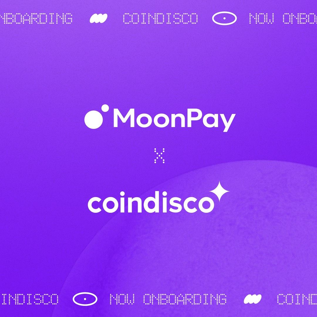MoonPay partners with Coindisco - MoonPay